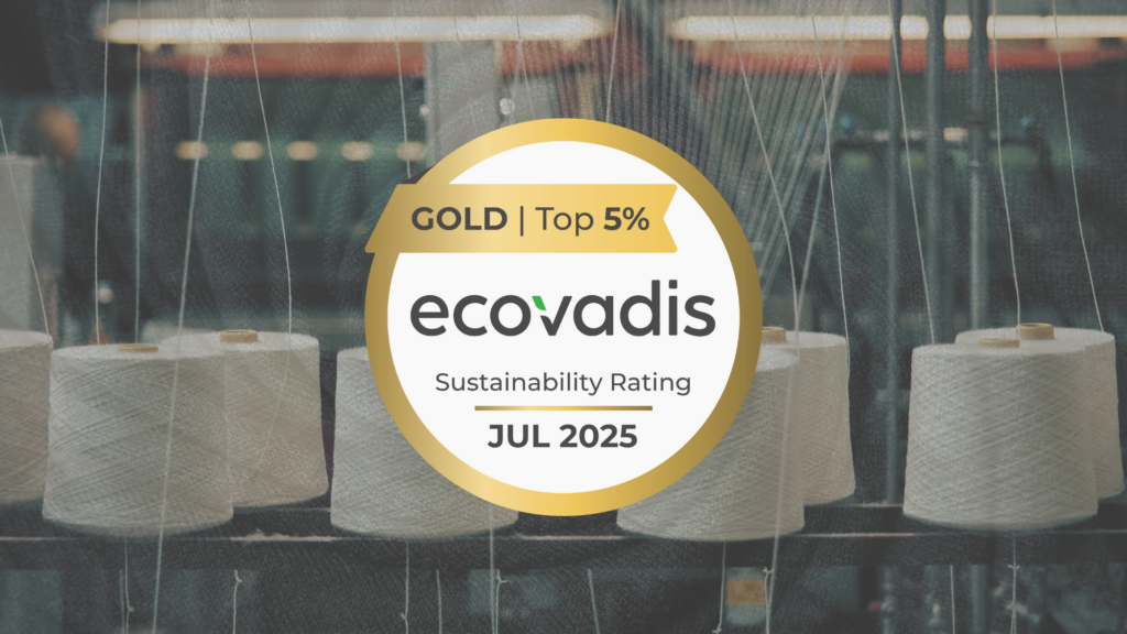 Ten Textiles renews Gold Medal in EcoVadis sustainability rating - Ten Textiles